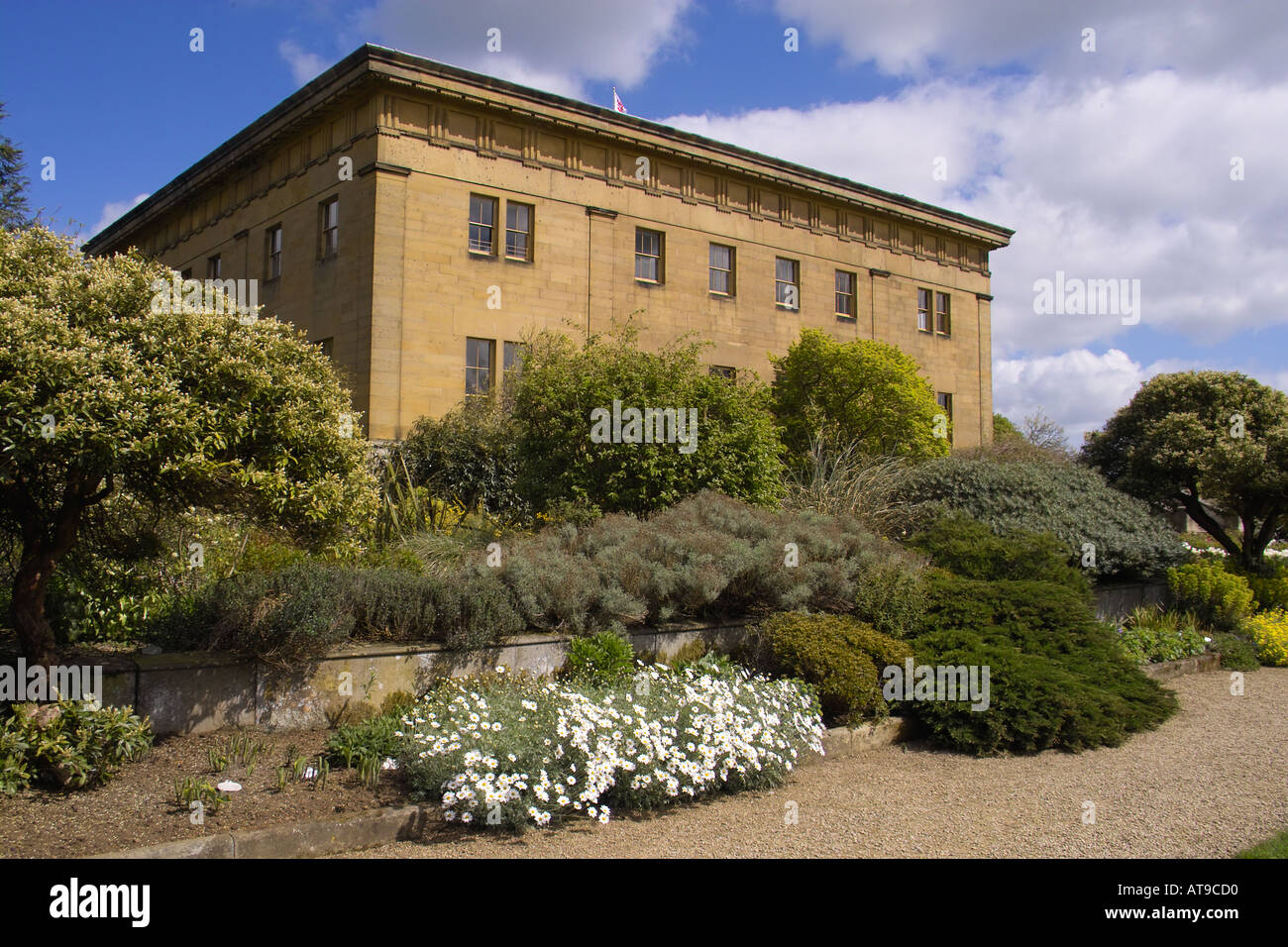 Belsay Hall a Regency mansion in strict Greek classical style ...