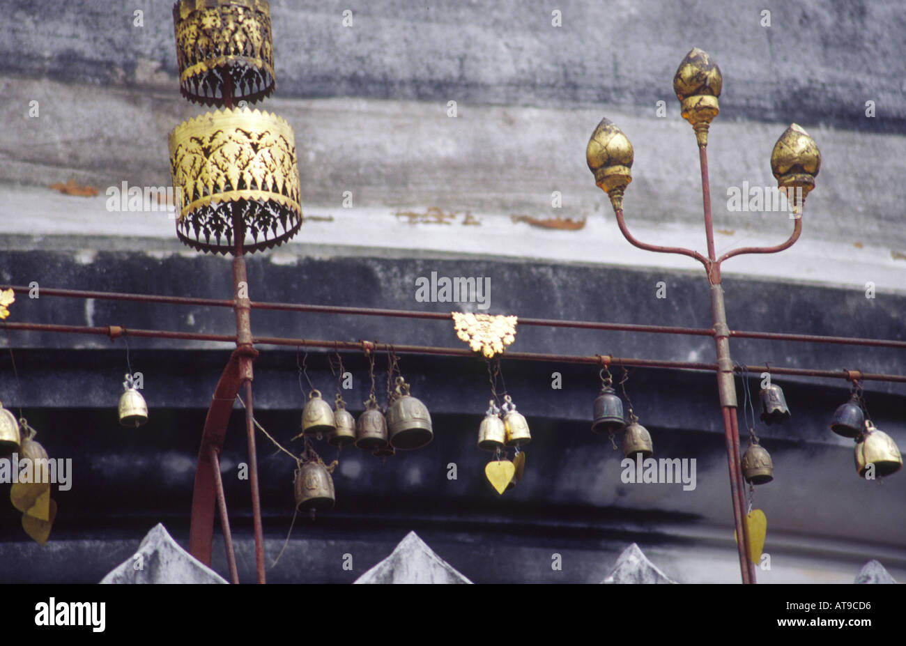 bells inside temple Stock Photo - Alamy