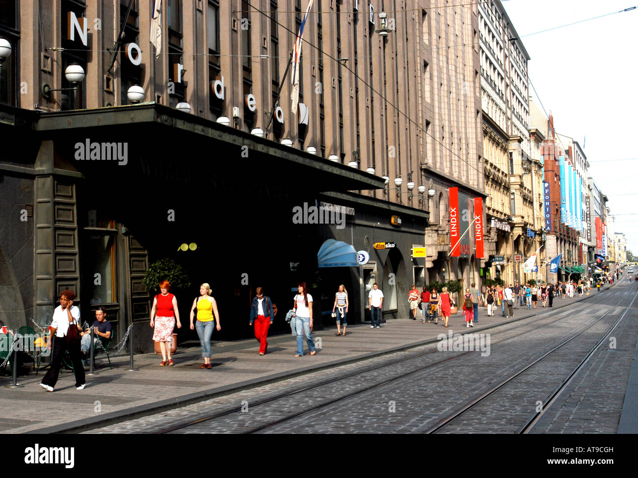 Street scene, Helsinki Stock Photo - Alamy