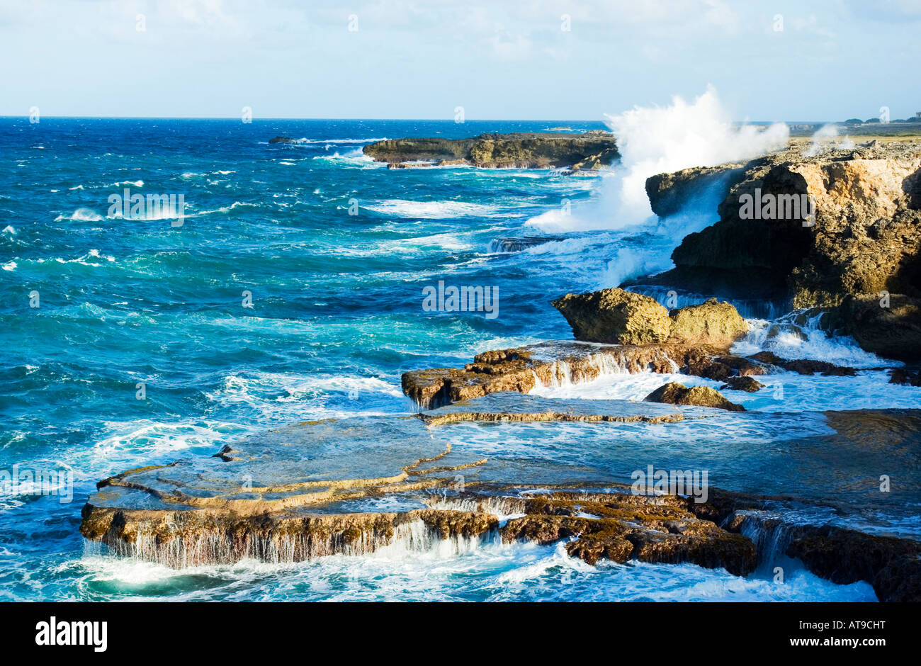 Barbados cliffs waves hi-res stock photography and images - Alamy
