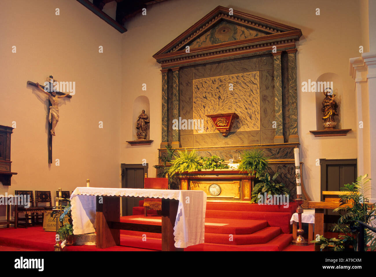 Altar Mission San Luis Obispo San Luis Obispo CALIFORNIA Stock Photo ...