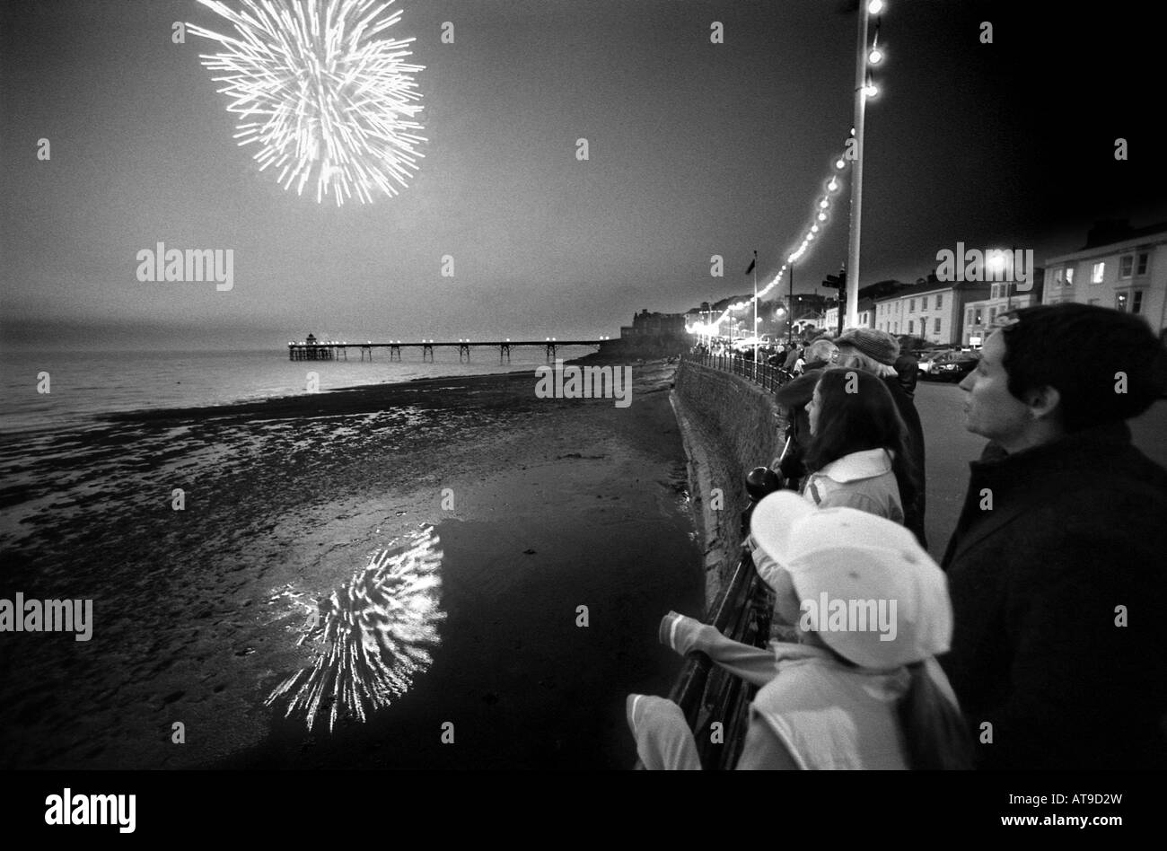 Fireworks in Clevedon Stock Photo - Alamy