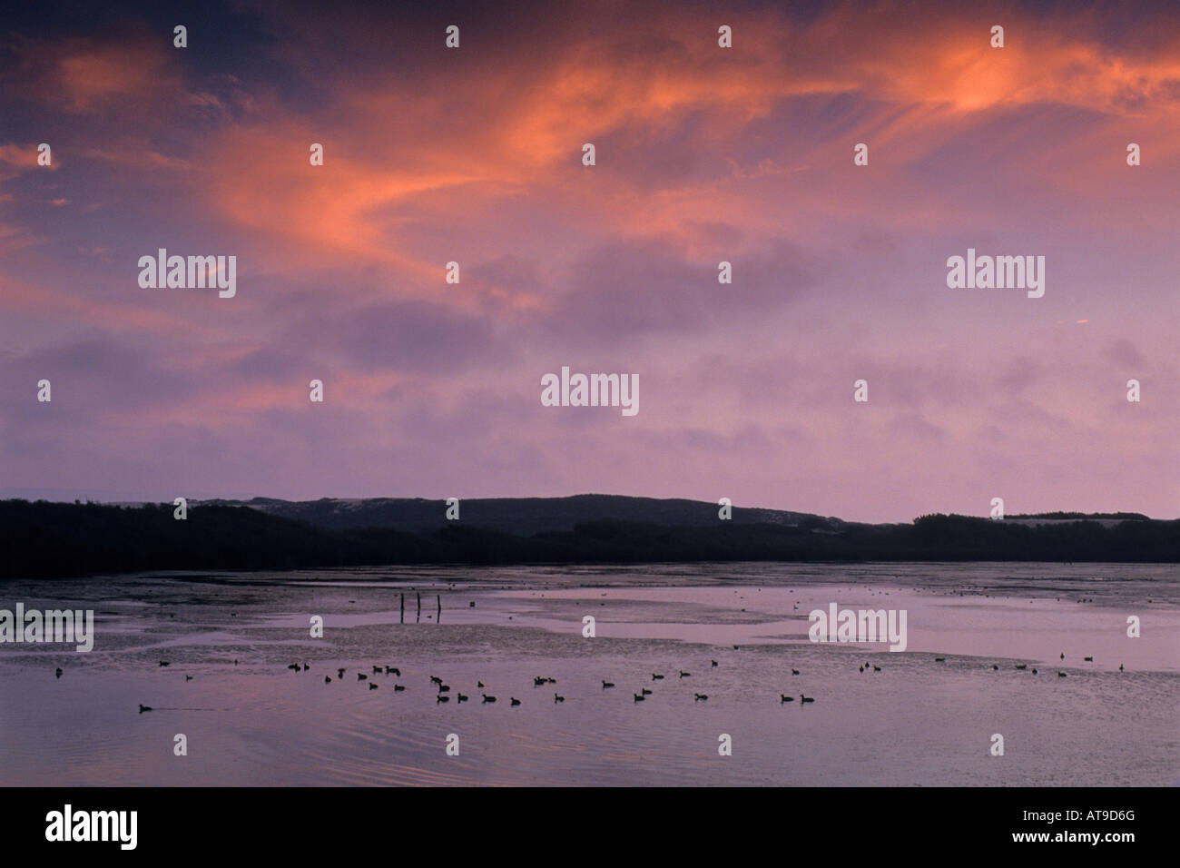 Sunset at Oso Flaco Lake Guadalupe Nipomo Dunes San Luis Obispo County ...