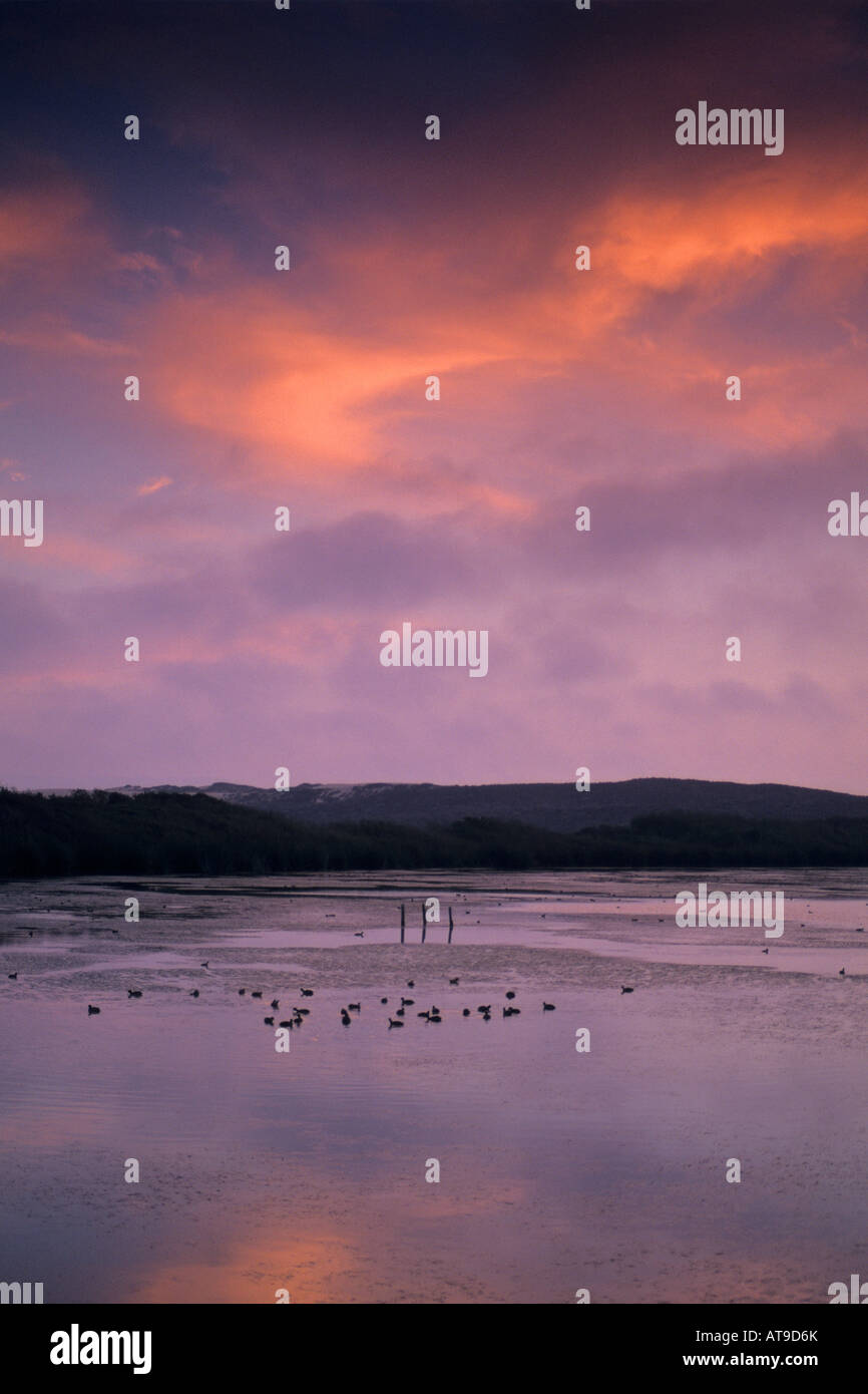 Sunset at Oso Flaco Lake Guadalupe Nipomo Dunes San Luis Obispo County ...