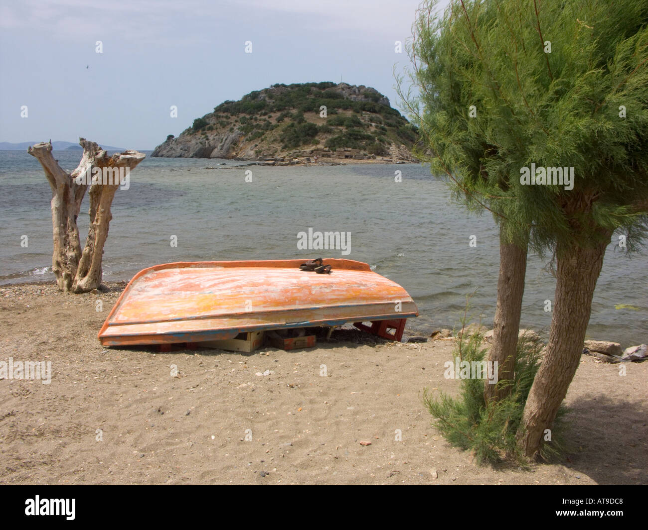 Rabbit Island Gümüslük Bodrum Peninsula Turkey An undersea causeway ...