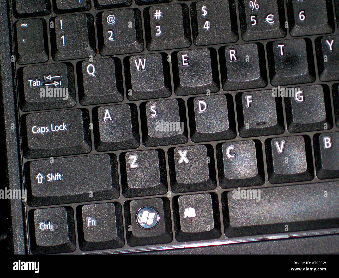 Laptop Computer Keyboard Stock Photo - Alamy