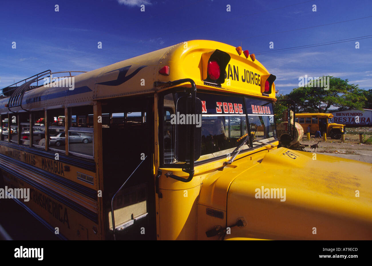 bus in Nicaragua Stock Photo - Alamy
