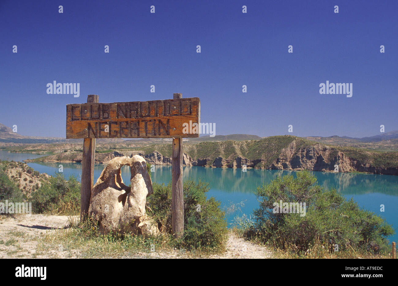 Embalse de Negratin in Andalucia Stock Photo - Alamy