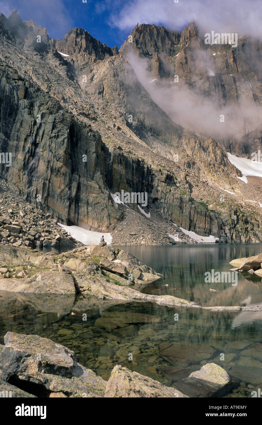 Chasm lake rocky hi-res stock photography and images - Alamy