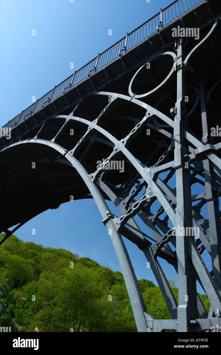 Ironbridge Shropshire England Designed by Abraham Darby in 1778 Stock ...