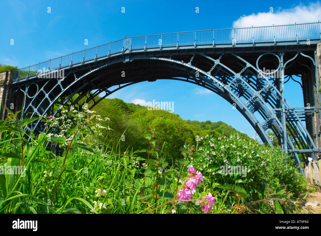 Ironbridge Shropshire England Designed by Abraham Darby in 1778 Stock ...