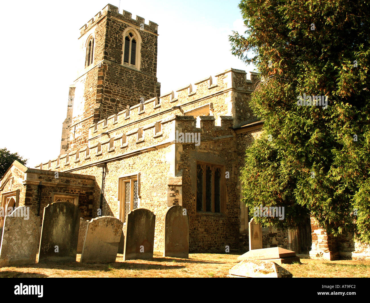 Sutton Parish Church Beds Stock Photo - Alamy