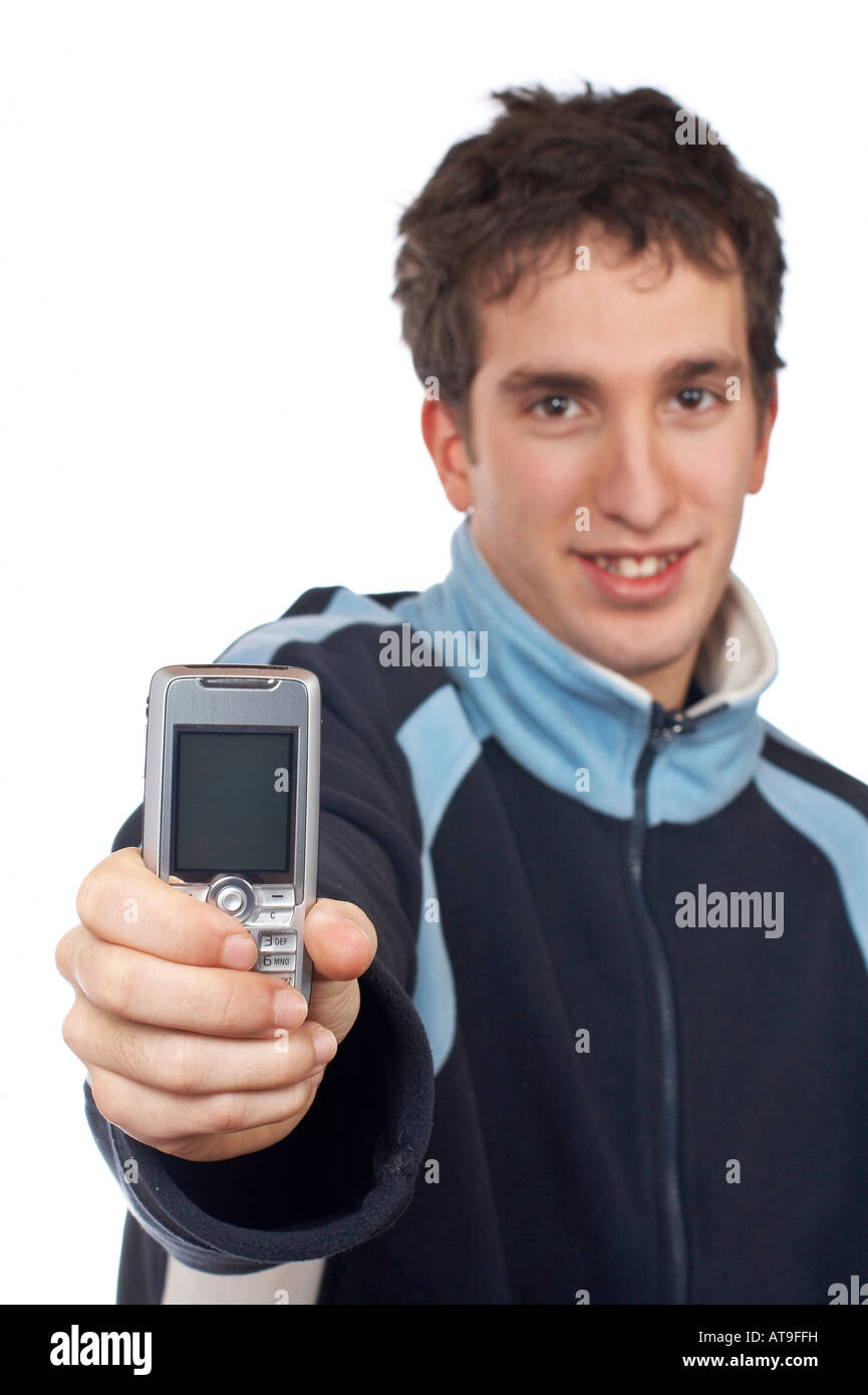 Teen mobile screen calling hi-res stock photography and images - Alamy