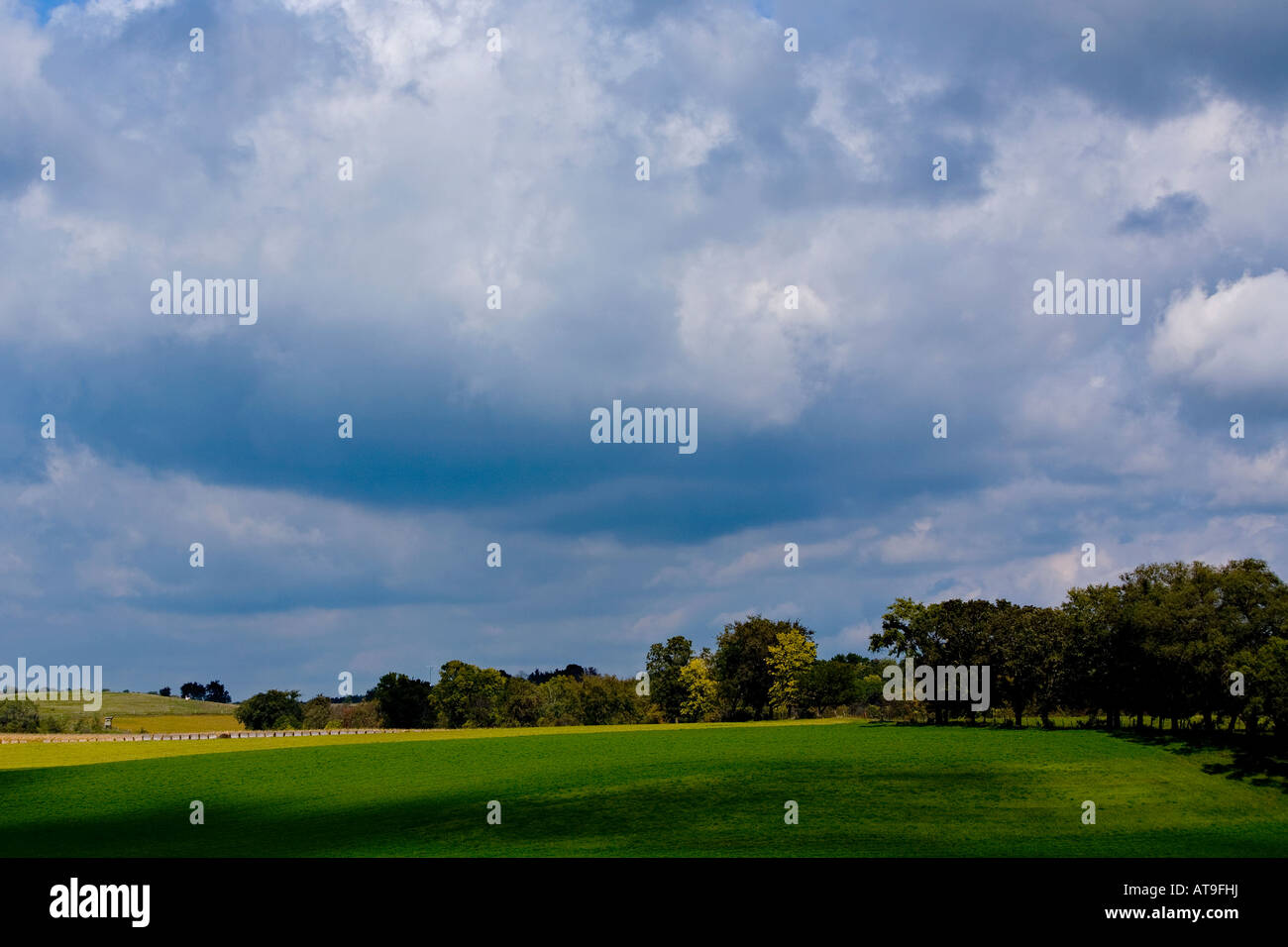 Farm field in Southern Wisconsin Stock Photo - Alamy