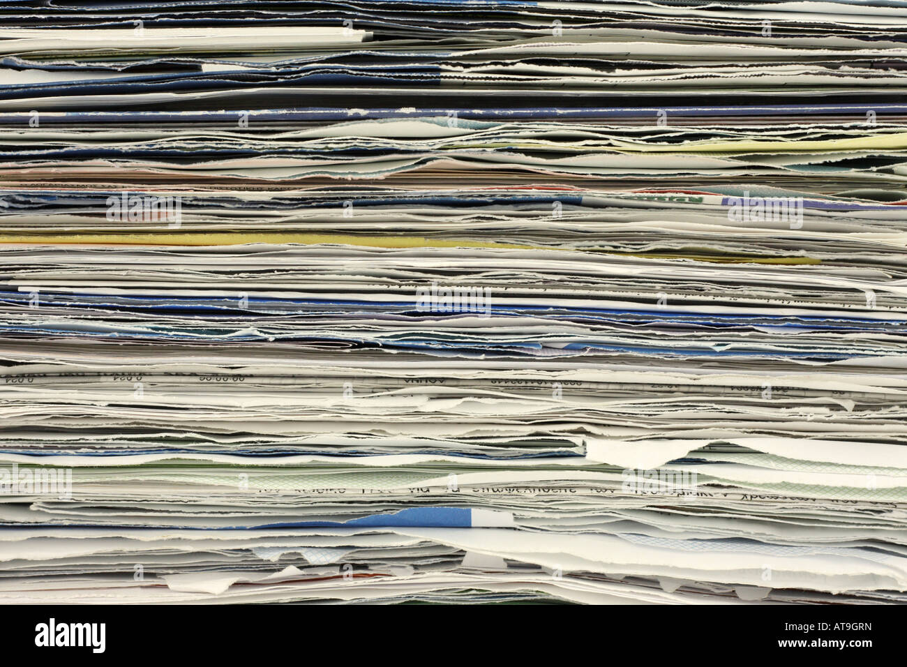 Stack of papers Stock Photo - Alamy
