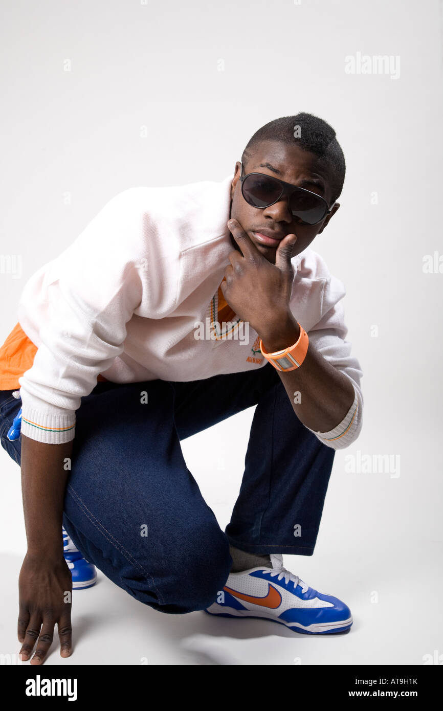 handsome black male model Stock Photo - Alamy