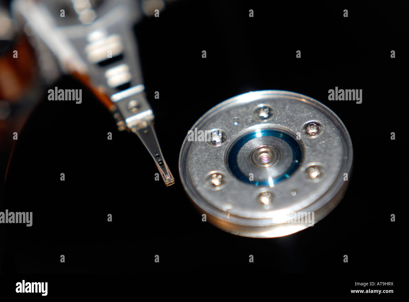 Close up of computer hard drive Stock Photo - Alamy