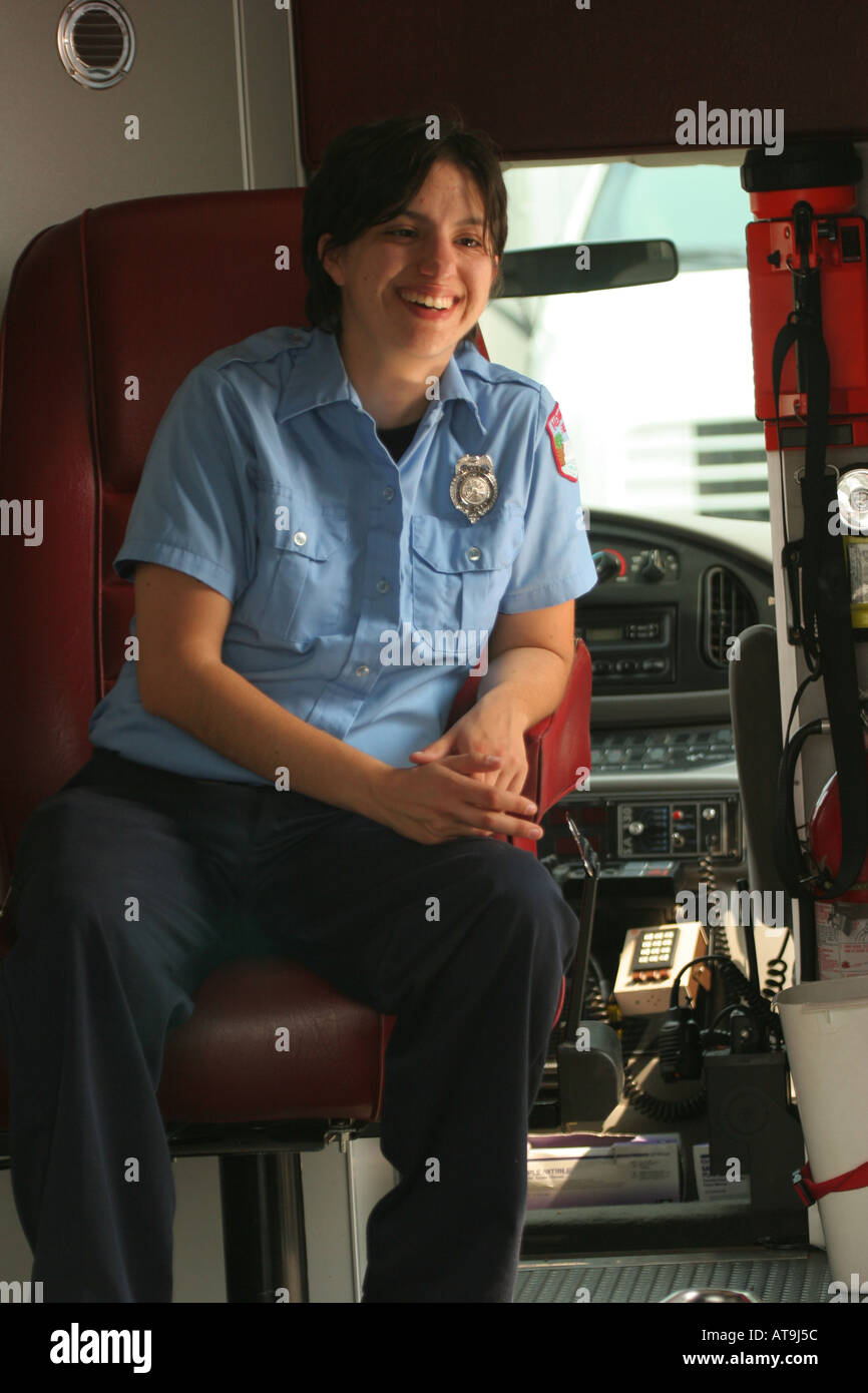 Ems worker hi-res stock photography and images - Alamy
