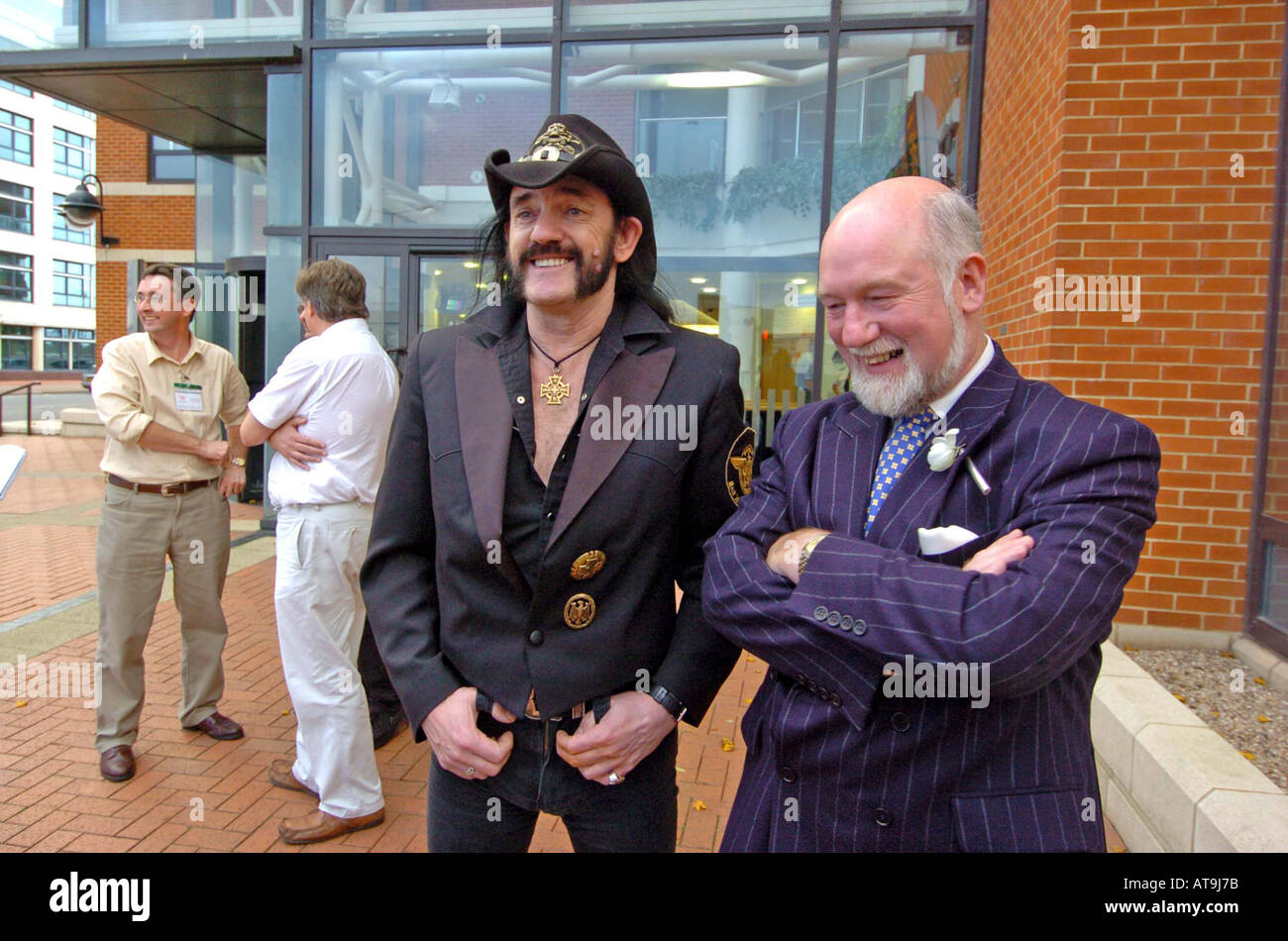 Lemmy from Motorhead with Conservative Welsh Assembly member William ...