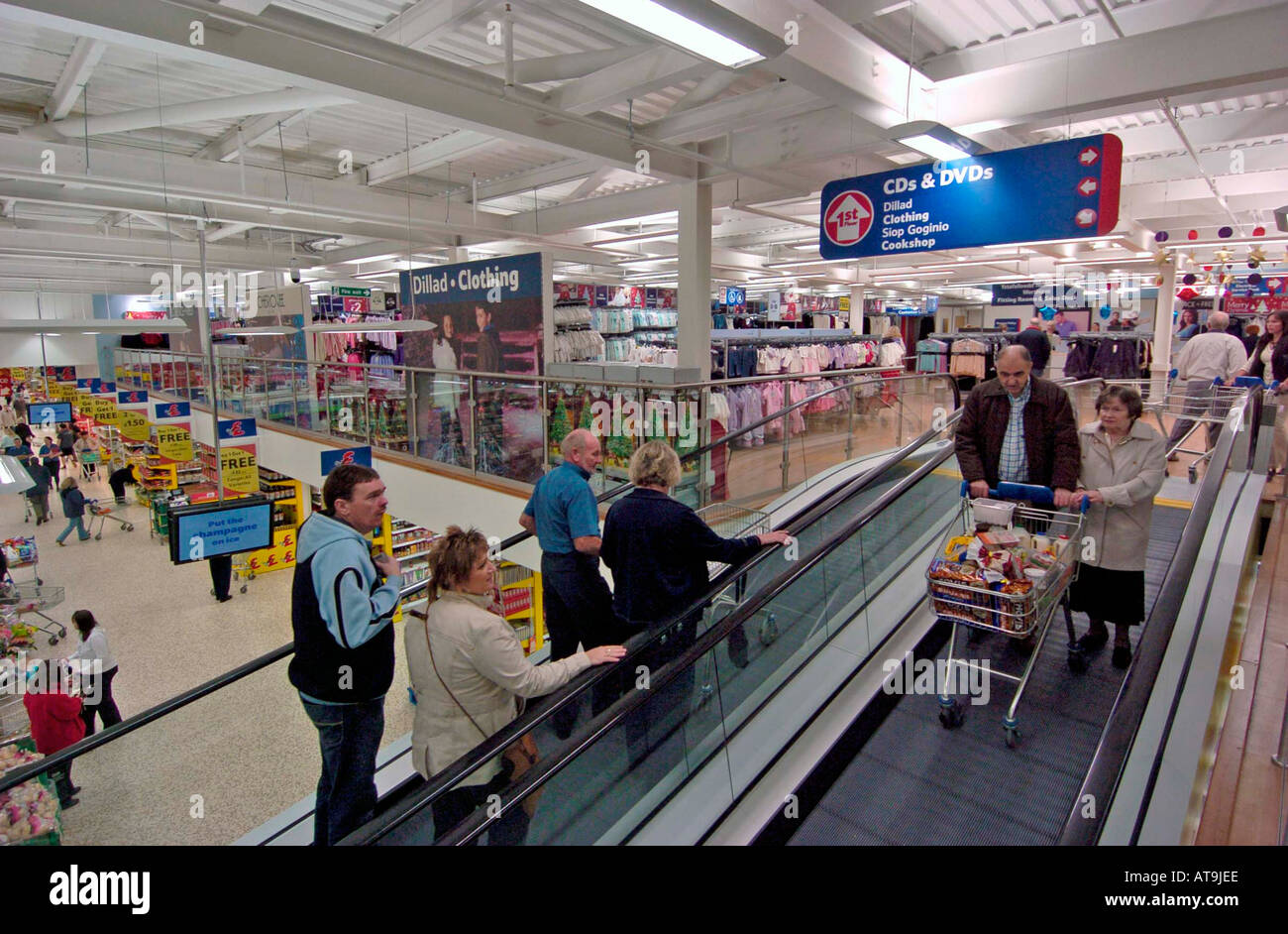 Tesco Express superstore in Bridgend Stock Photo - Alamy