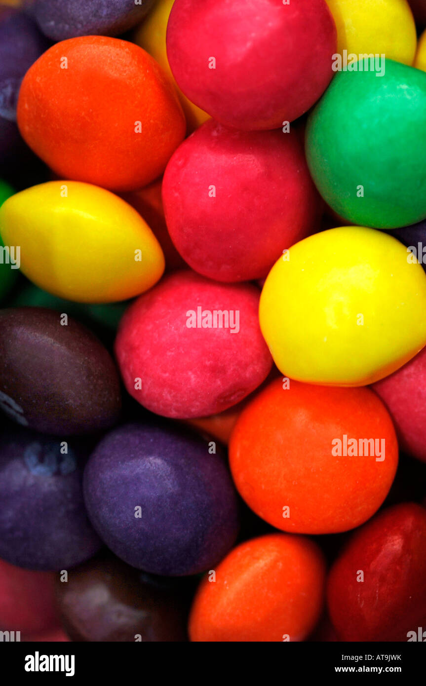 Multi Coloured Sweets/Candy Stock Photo - Alamy