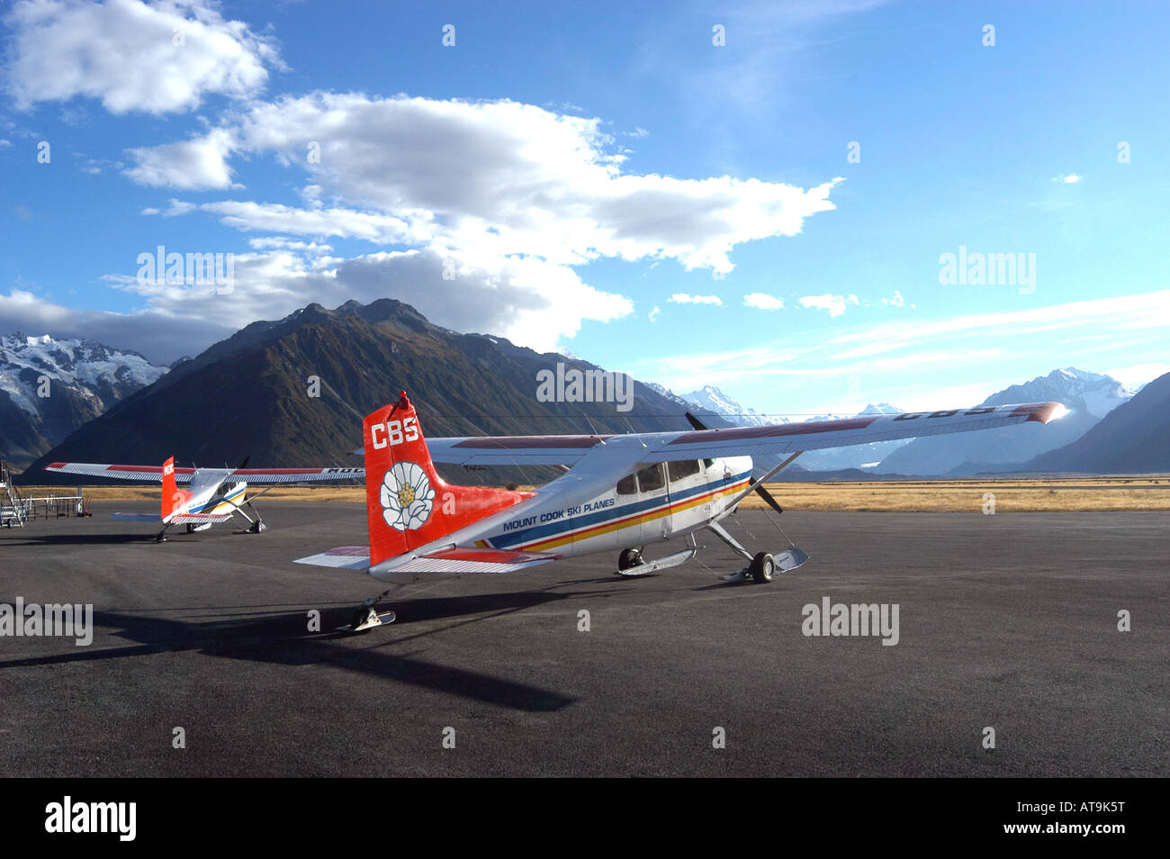 Mount Cook airport ,New Zealand Stock Photo - Alamy