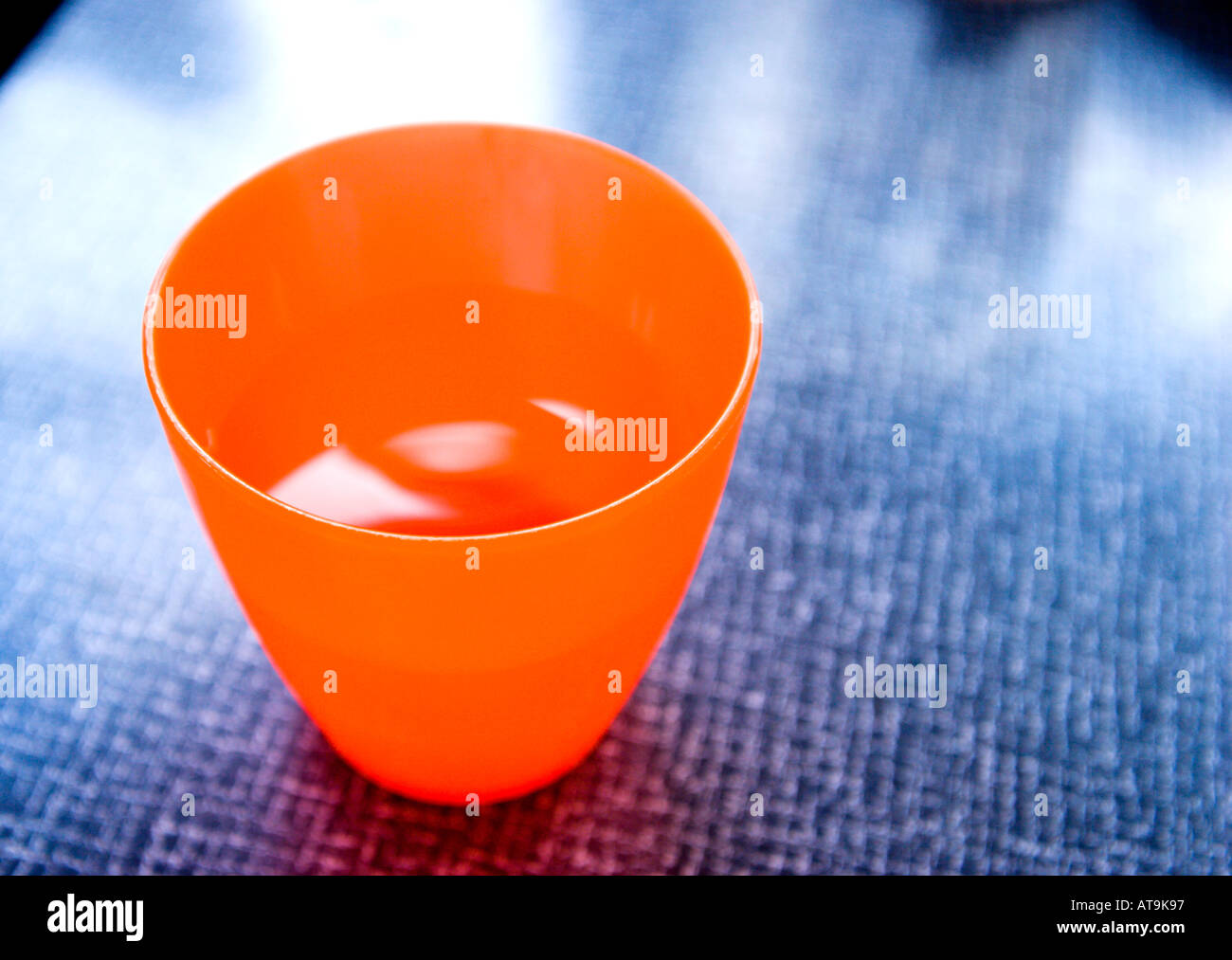 Plastic cup with water Stock Photo - Alamy