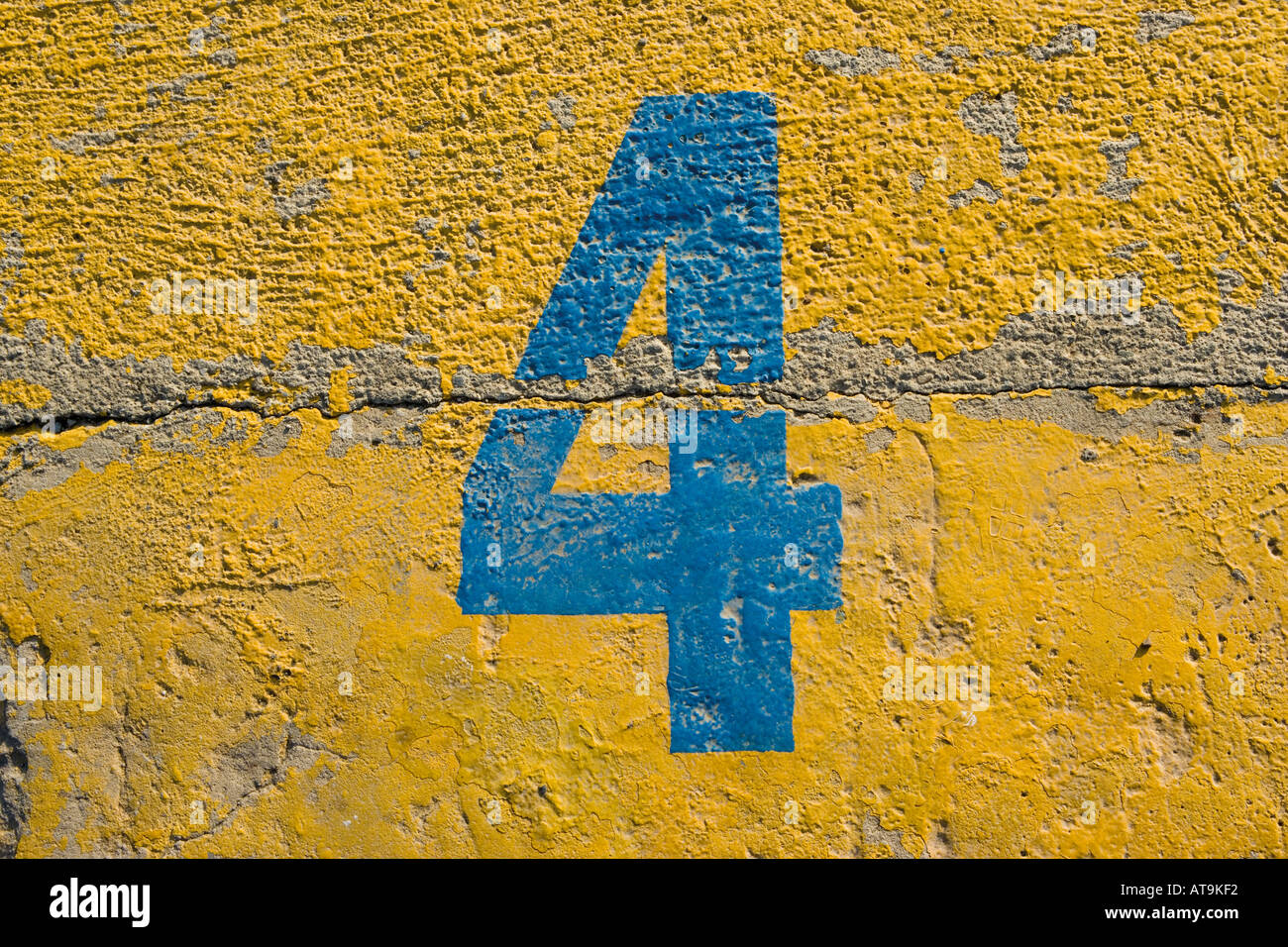 Number four 4 Stock Photo - Alamy