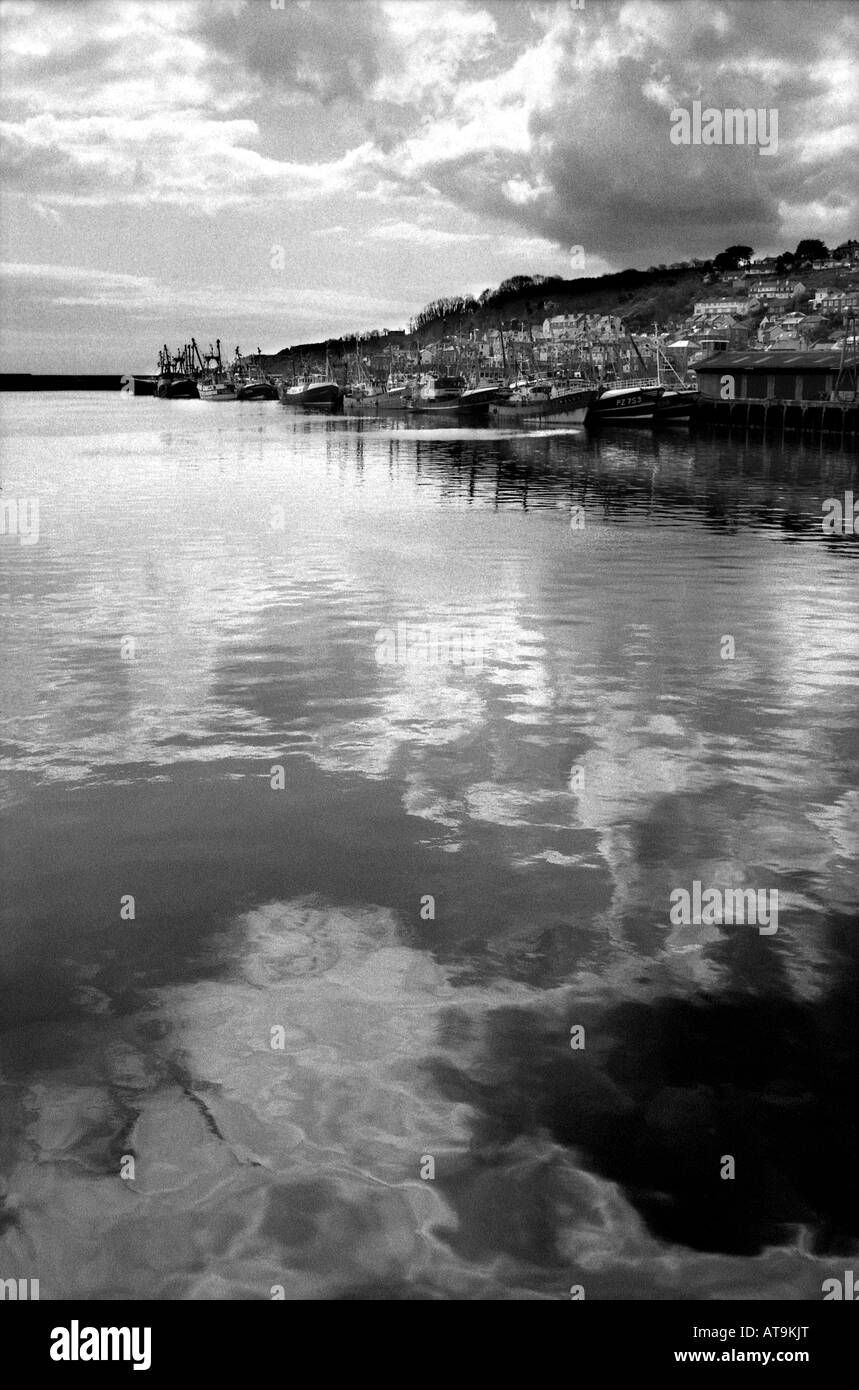Newlyn cornwall Black and White Stock Photos & Images - Alamy