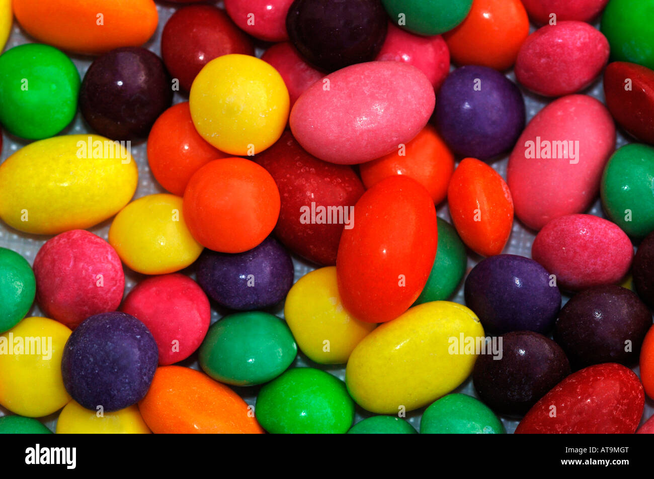 Multi Coloured Sweets/Candy Stock Photo - Alamy