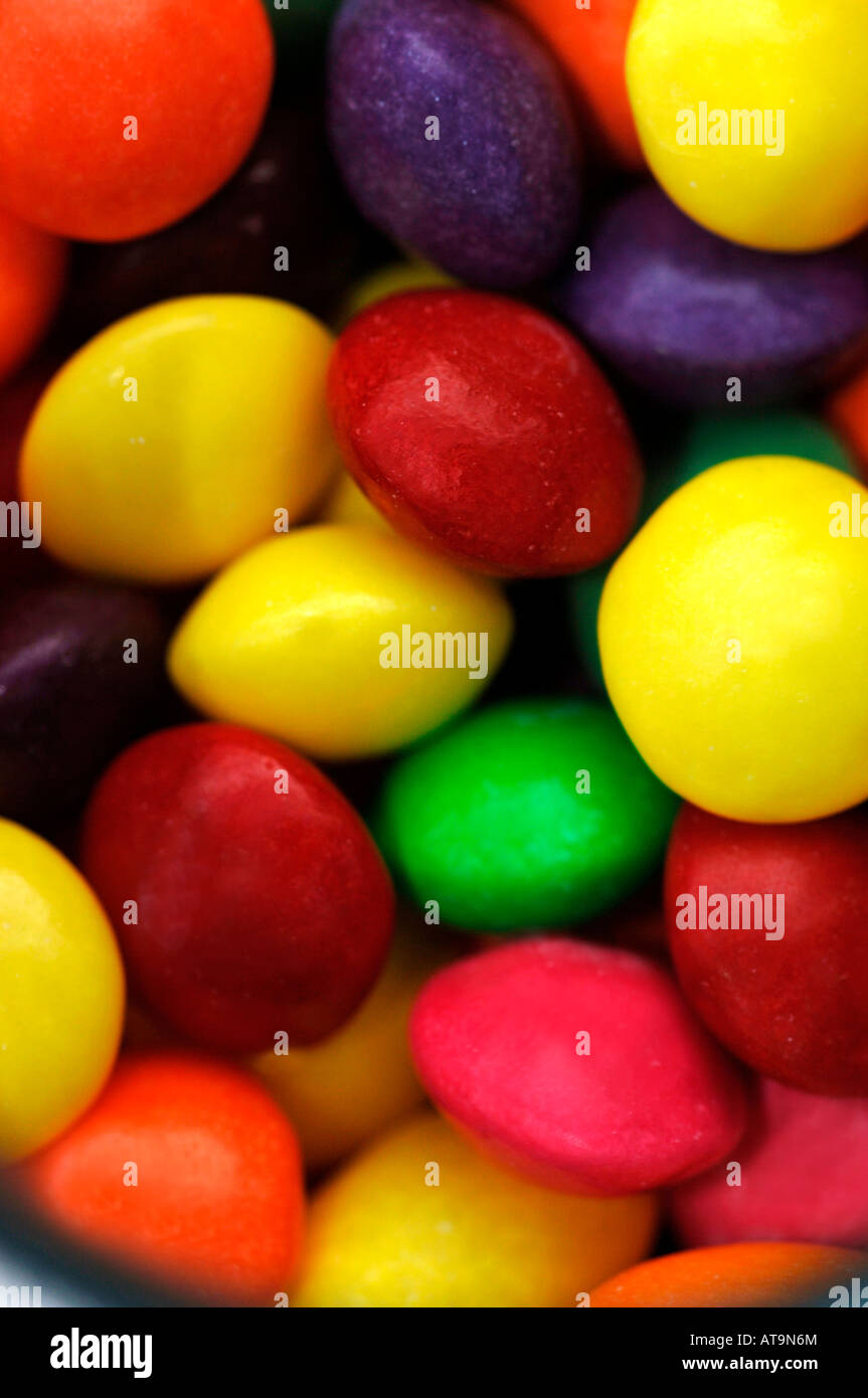 Multi Coloured Sweets/Candy Stock Photo - Alamy