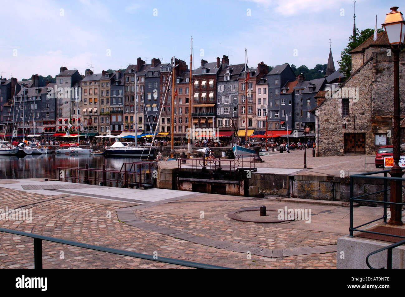 The pretty harbour of Honfleur, Normandy, France Stock Photo - Alamy