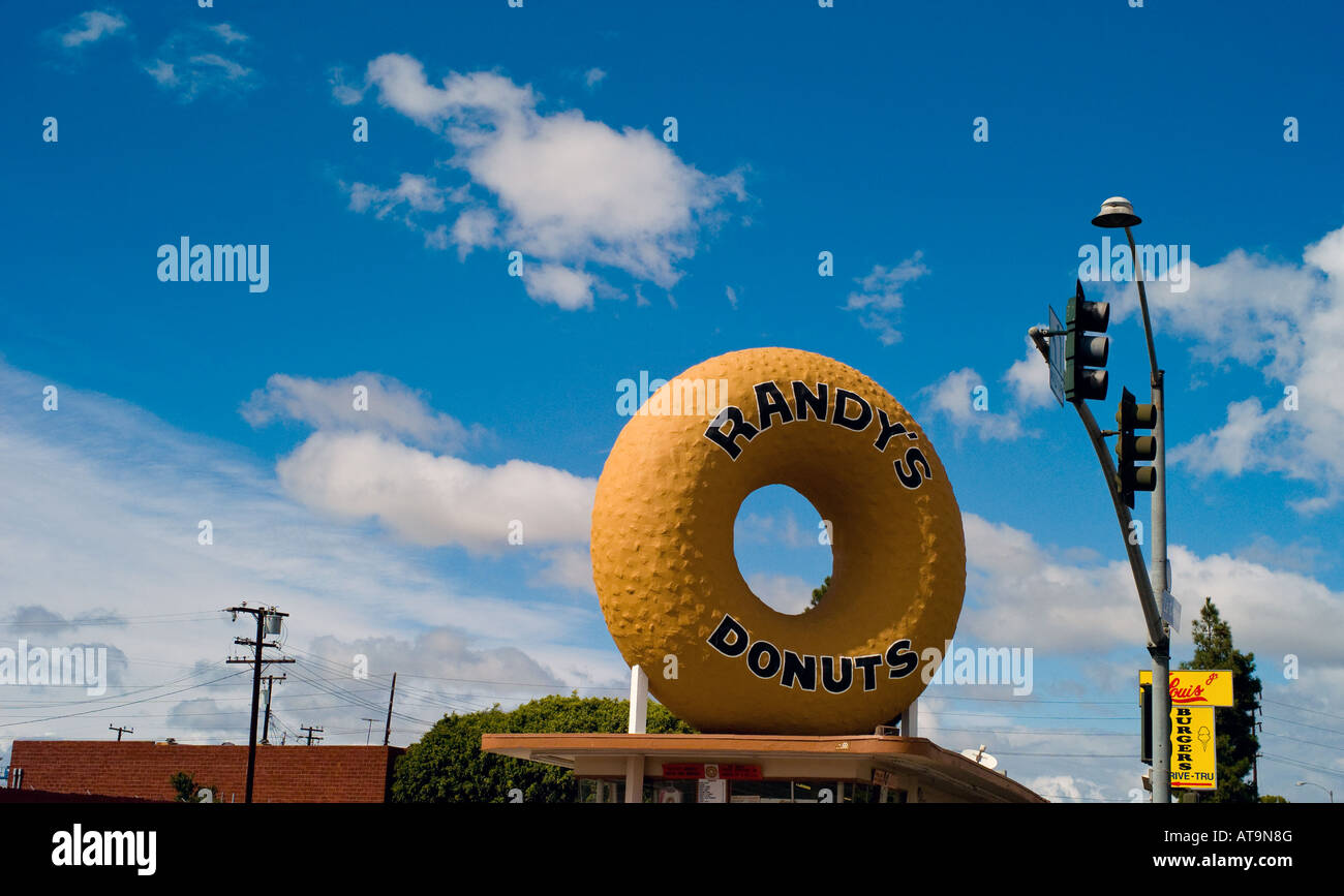 Famous Randy's Donuts in Los Angeles California Stock Photo - Alamy