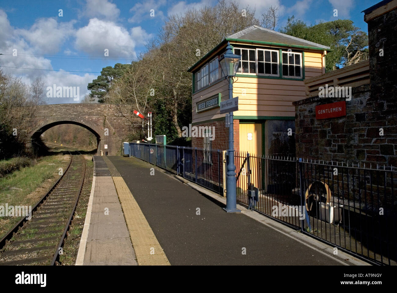 Old Great Western Railway Station Bere Ferrers Devon England Stock ...