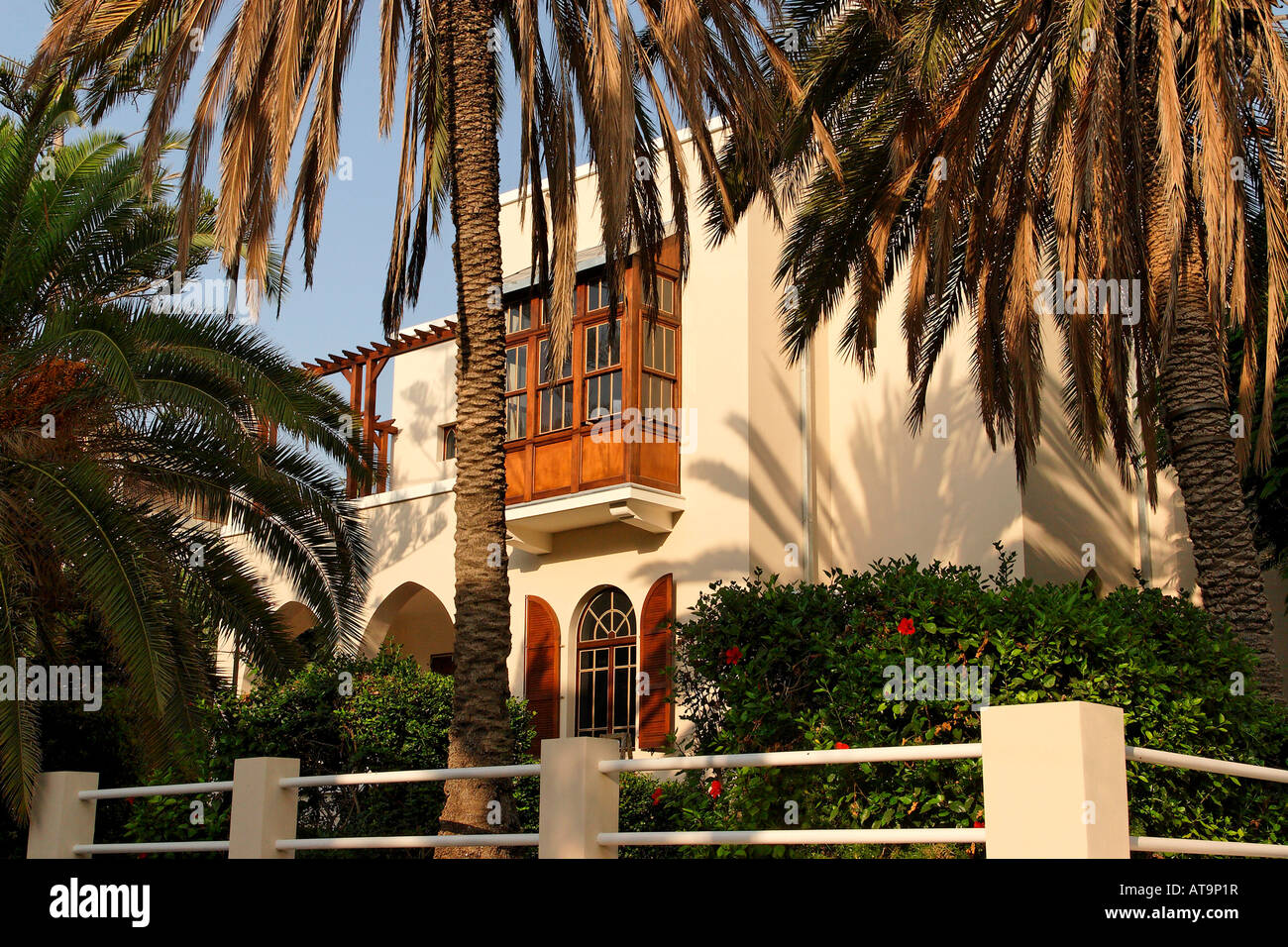 Israel Tel Aviv Bialik House a Bauhaus style building Stock Photo - Alamy