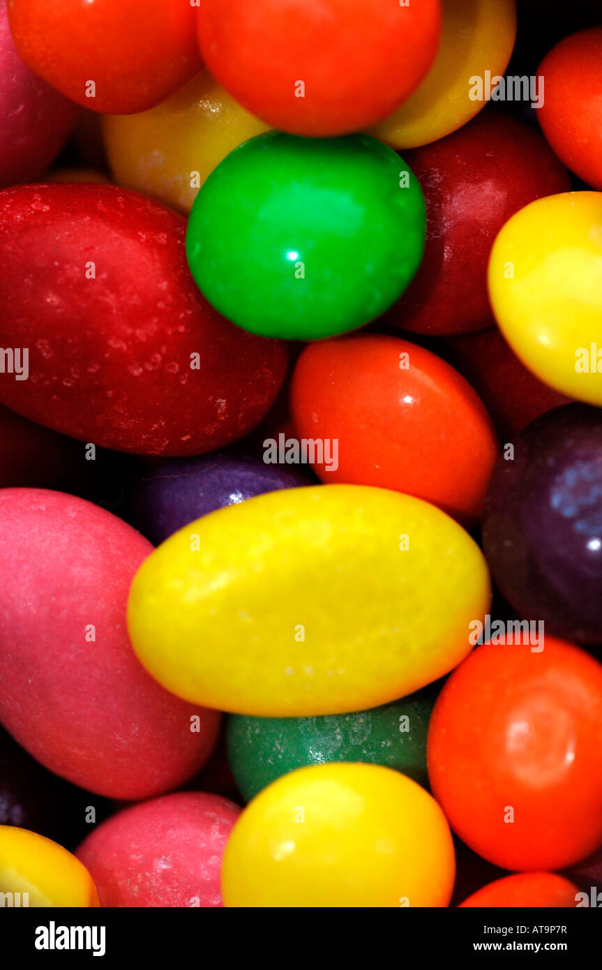 Multi Coloured Sweets/Candy Stock Photo - Alamy