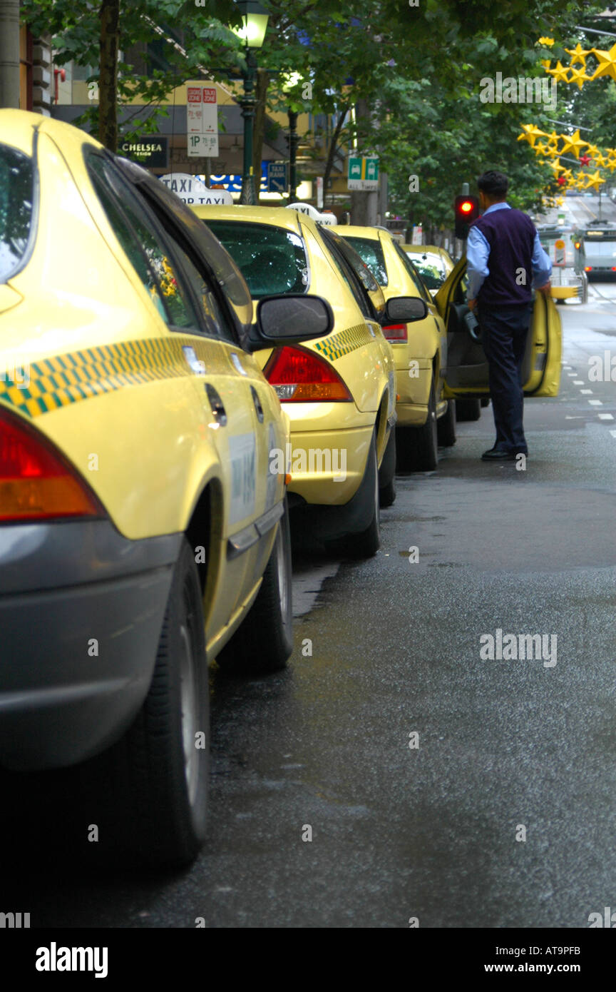Melbourne taxi rank hi-res stock photography and images - Alamy