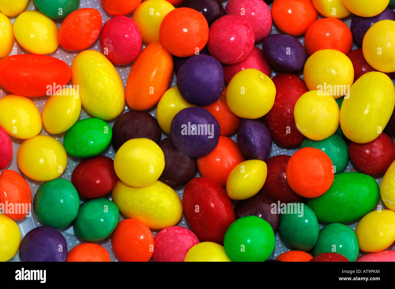 Multi Coloured Sweets/Candy Stock Photo - Alamy