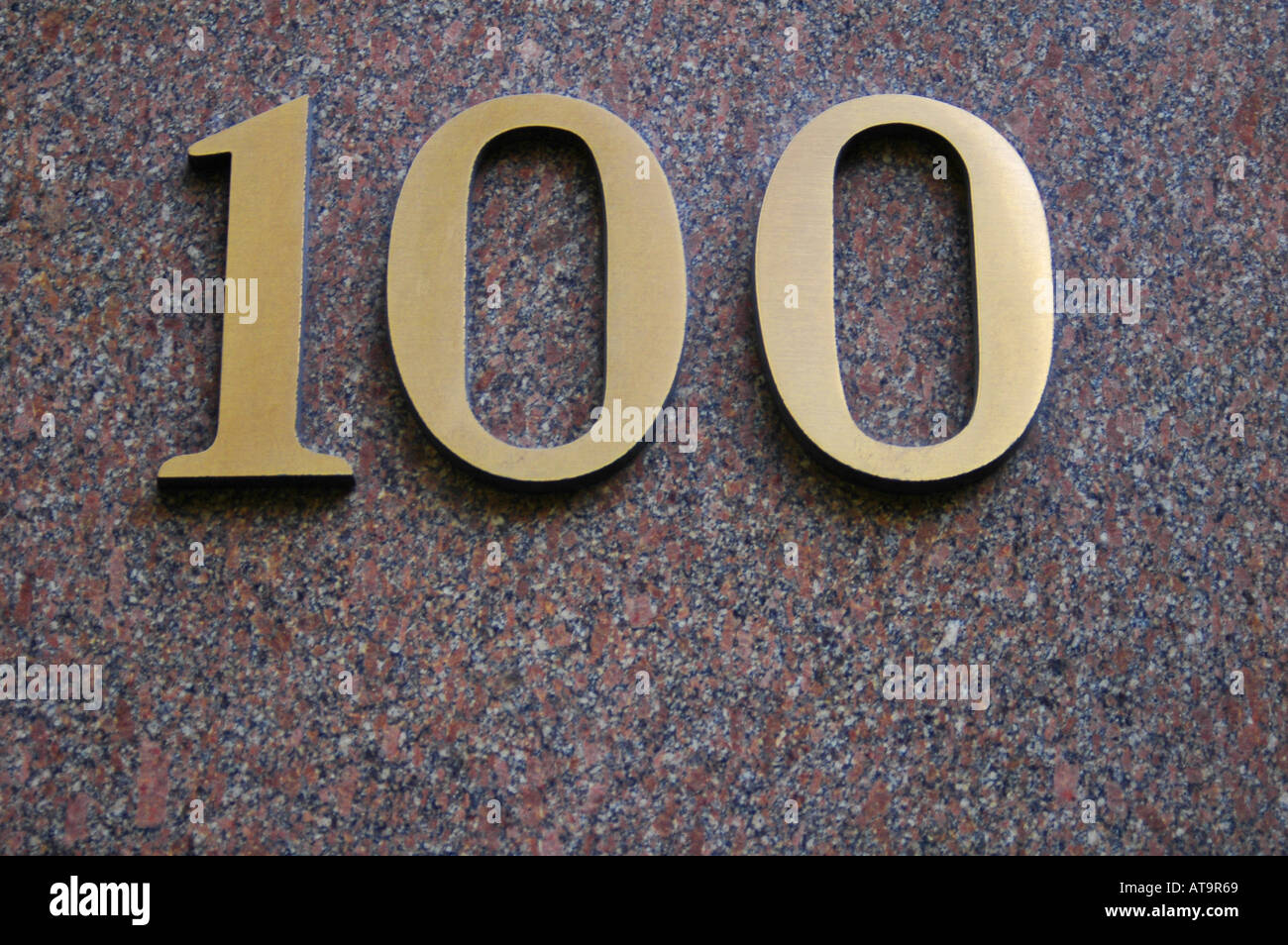 Numeral 100 one hundred hi-res stock photography and images - Alamy