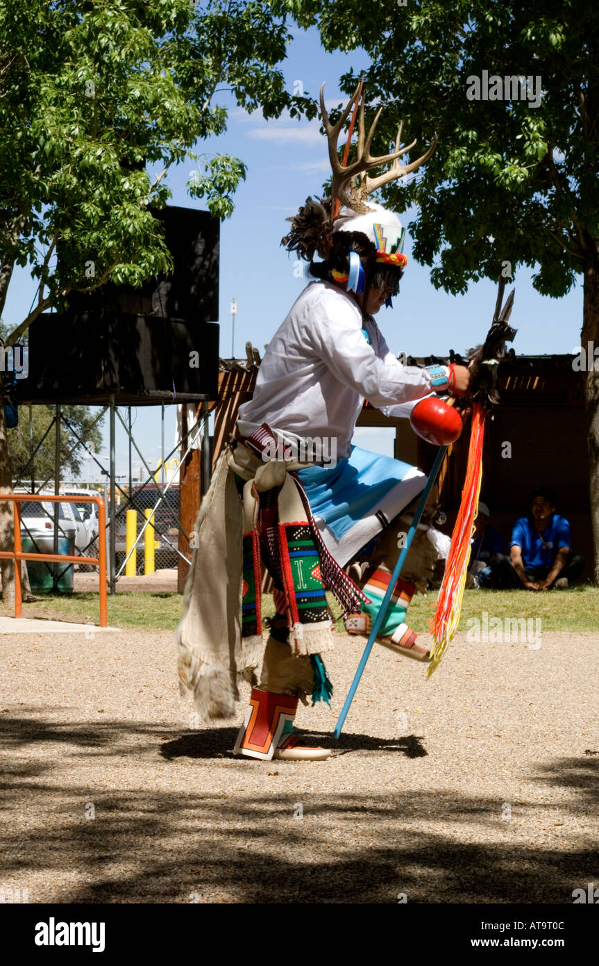Expo 2005 New Mexico State Fair Indian Village Zuni Pueblo Dancer Stock ...
