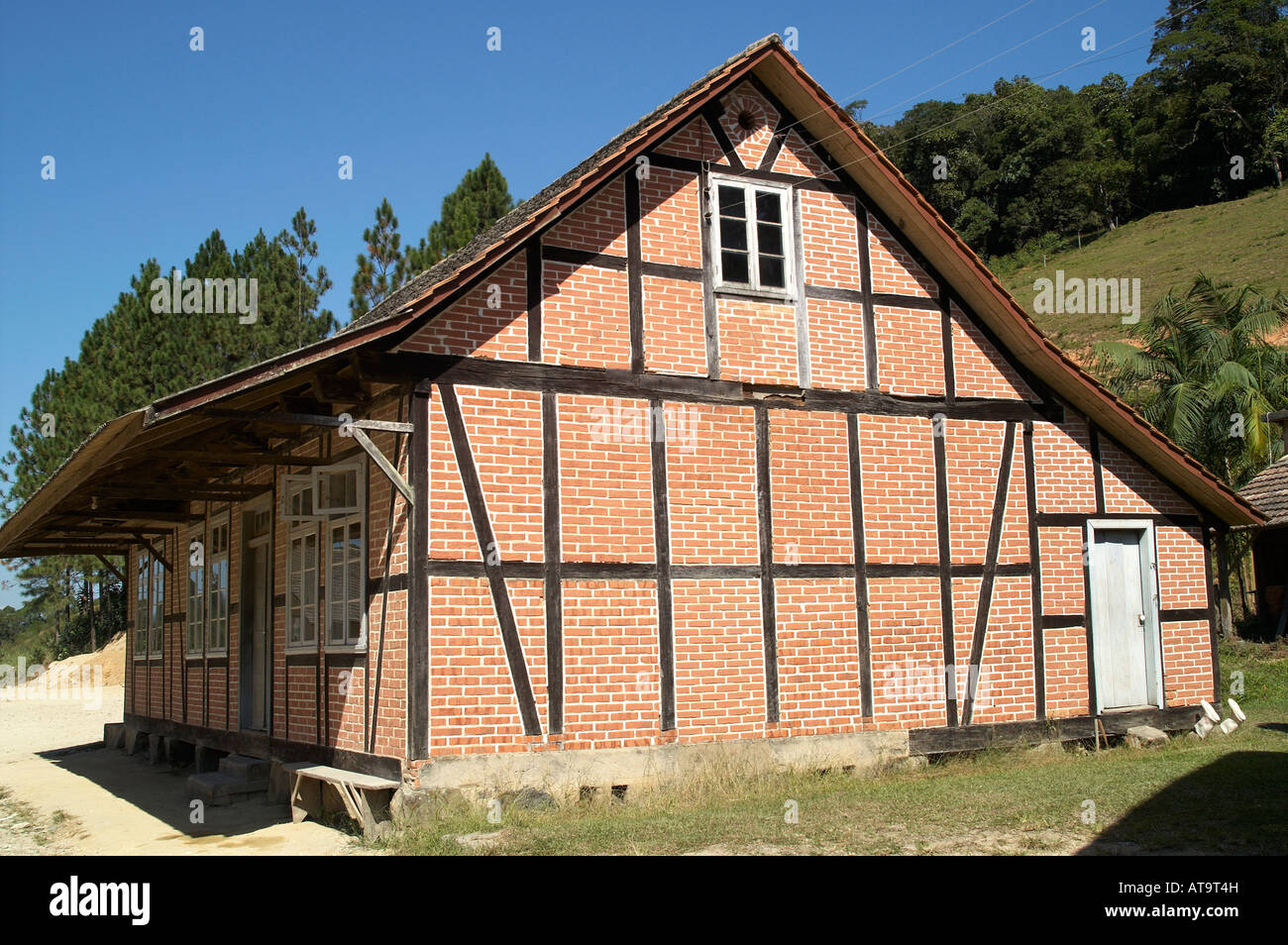 Farmhouse in the german immigrant region of Brazil Stock Photo - Alamy
