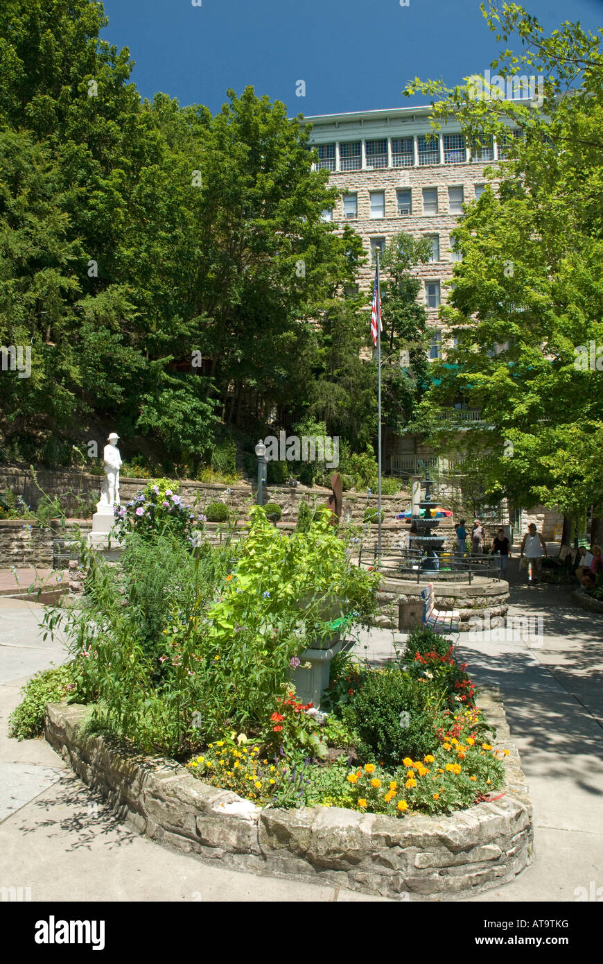 Basin Spring Park, Spring Street, Eureka Springs, Ozark Mountains ...