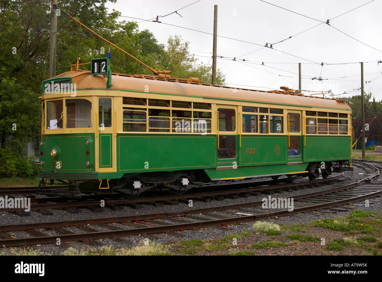 Former Melbourne, Australia tram now part of the High Level Bridge ...