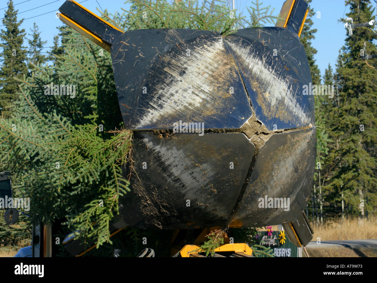 Mechanical tree planter hi-res stock photography and images - Alamy
