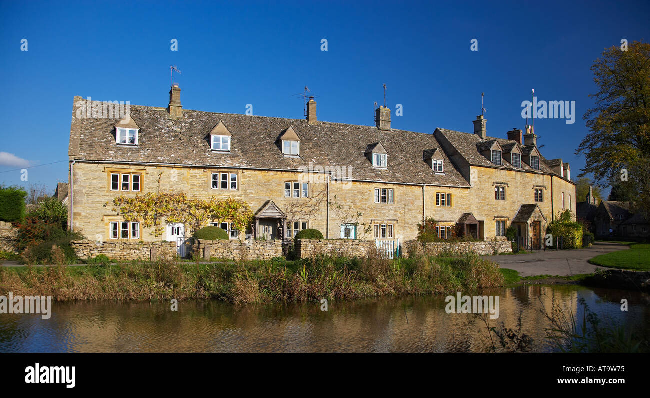 The Village of Upper Slaughter in the Cotswolds, England, UK Stock ...