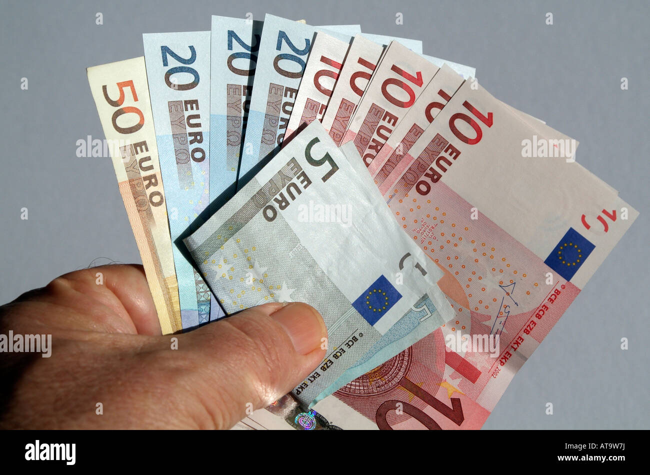 Fan of ten euro notes hi-res stock photography and images - Alamy