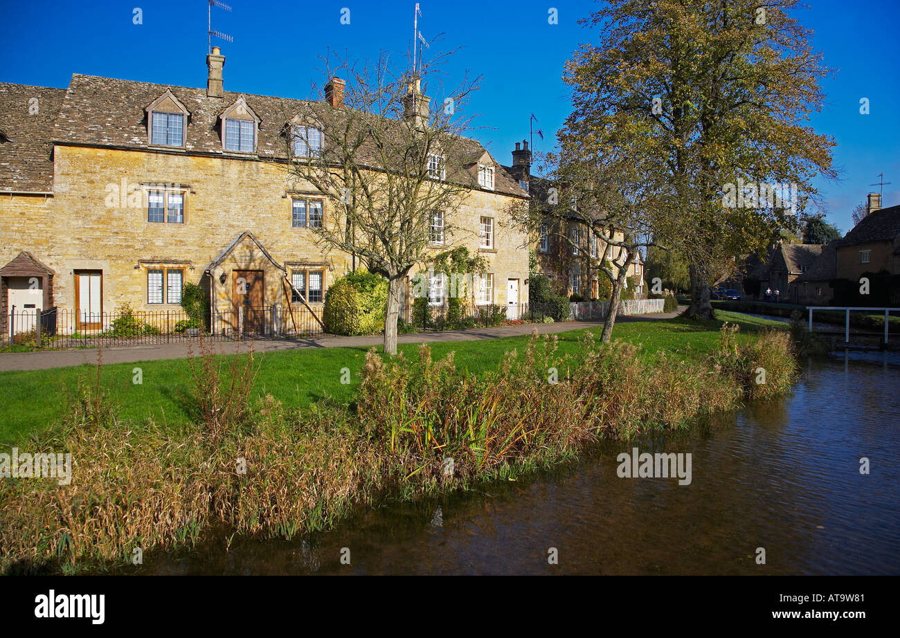 The Village of Upper Slaughter in the Cotswolds, England, UK Stock ...