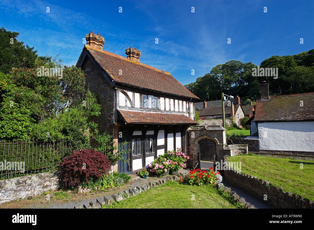 Church House of the Priory and Parish Church of St George in Dunster ...