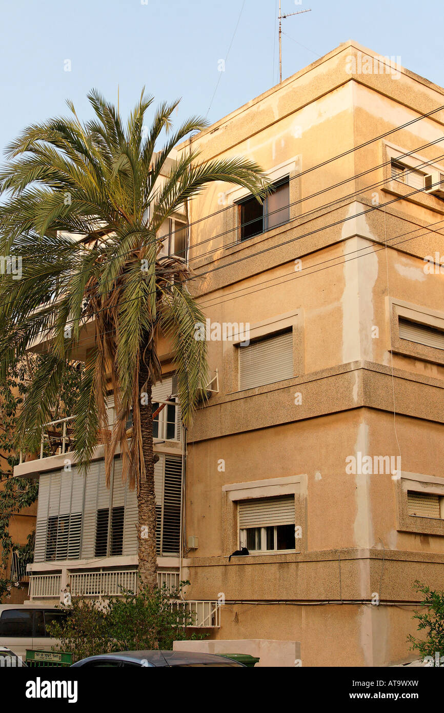 Israel Tel Aviv Gerber house a Bauhaus style building Stock Photo - Alamy