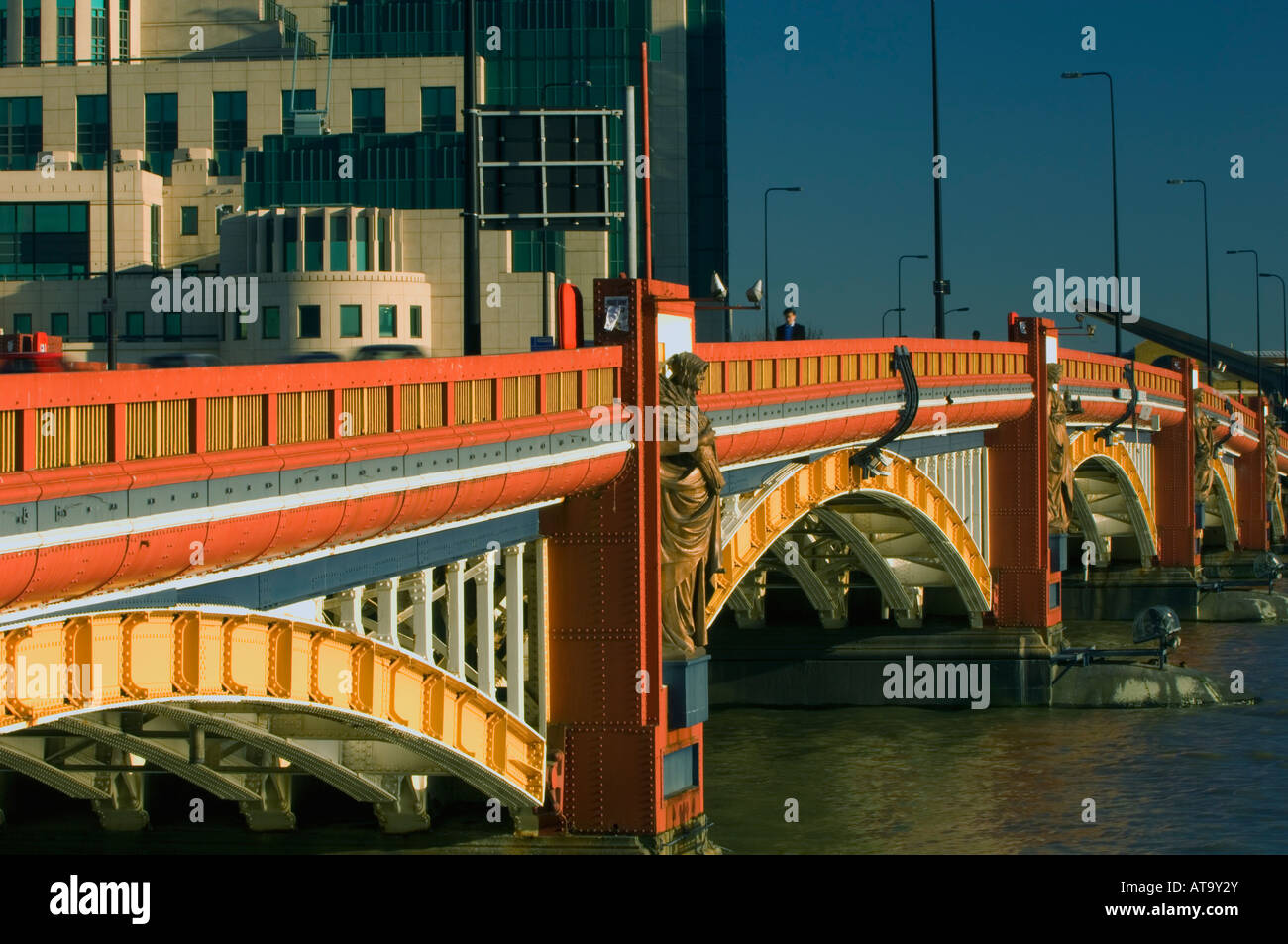 Vauxhall Bridge over River Thames London United Kingdom Stock Photo - Alamy